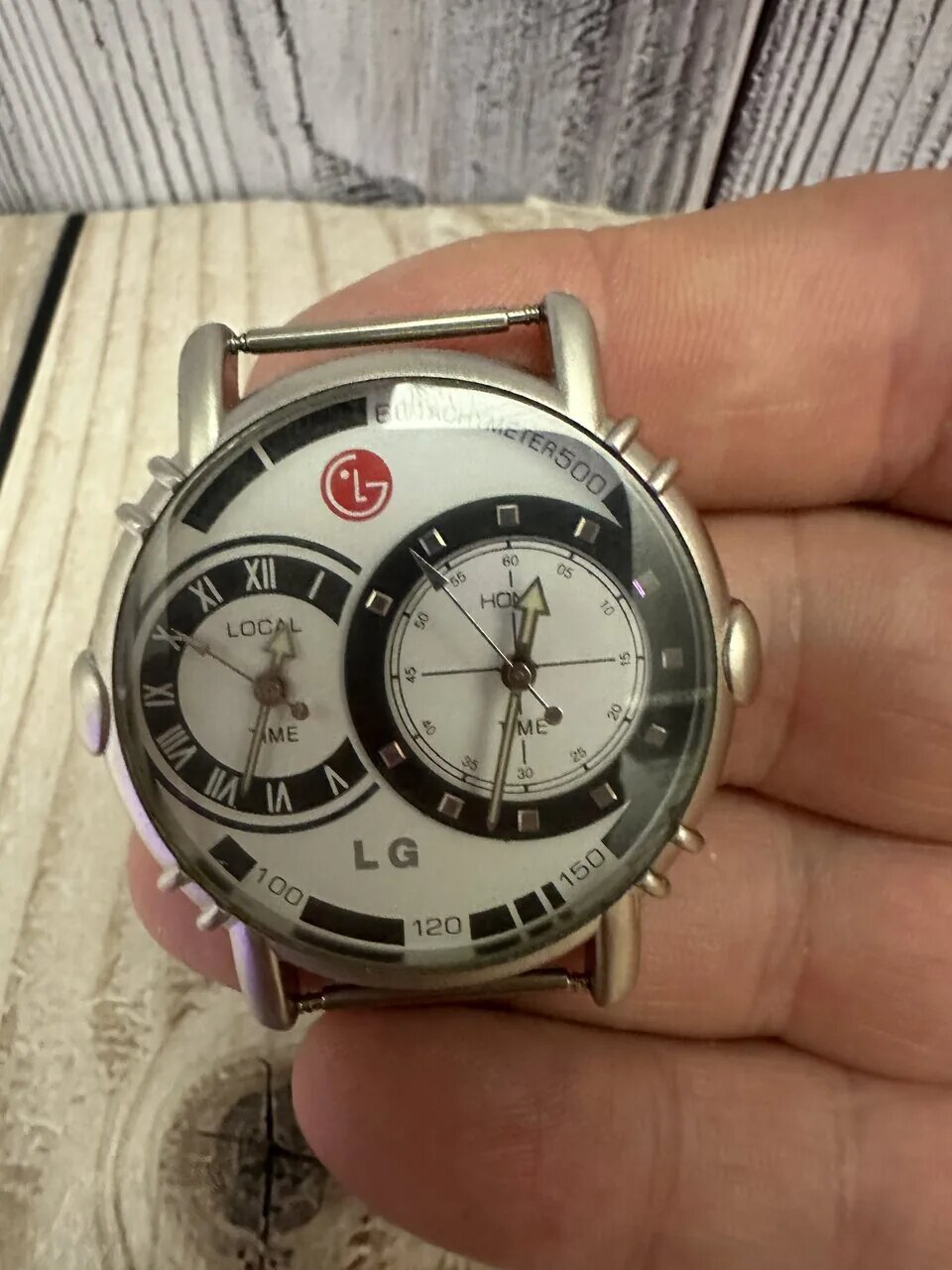 Часы Lg Двух циферблатные кварц интересные и стильные
