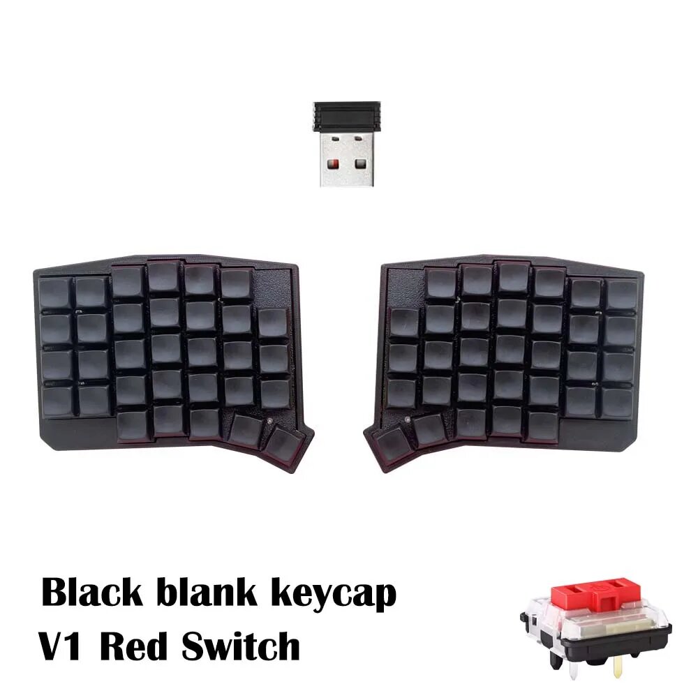Механическая клавиатура Choc Sofle, черная, V2 red
