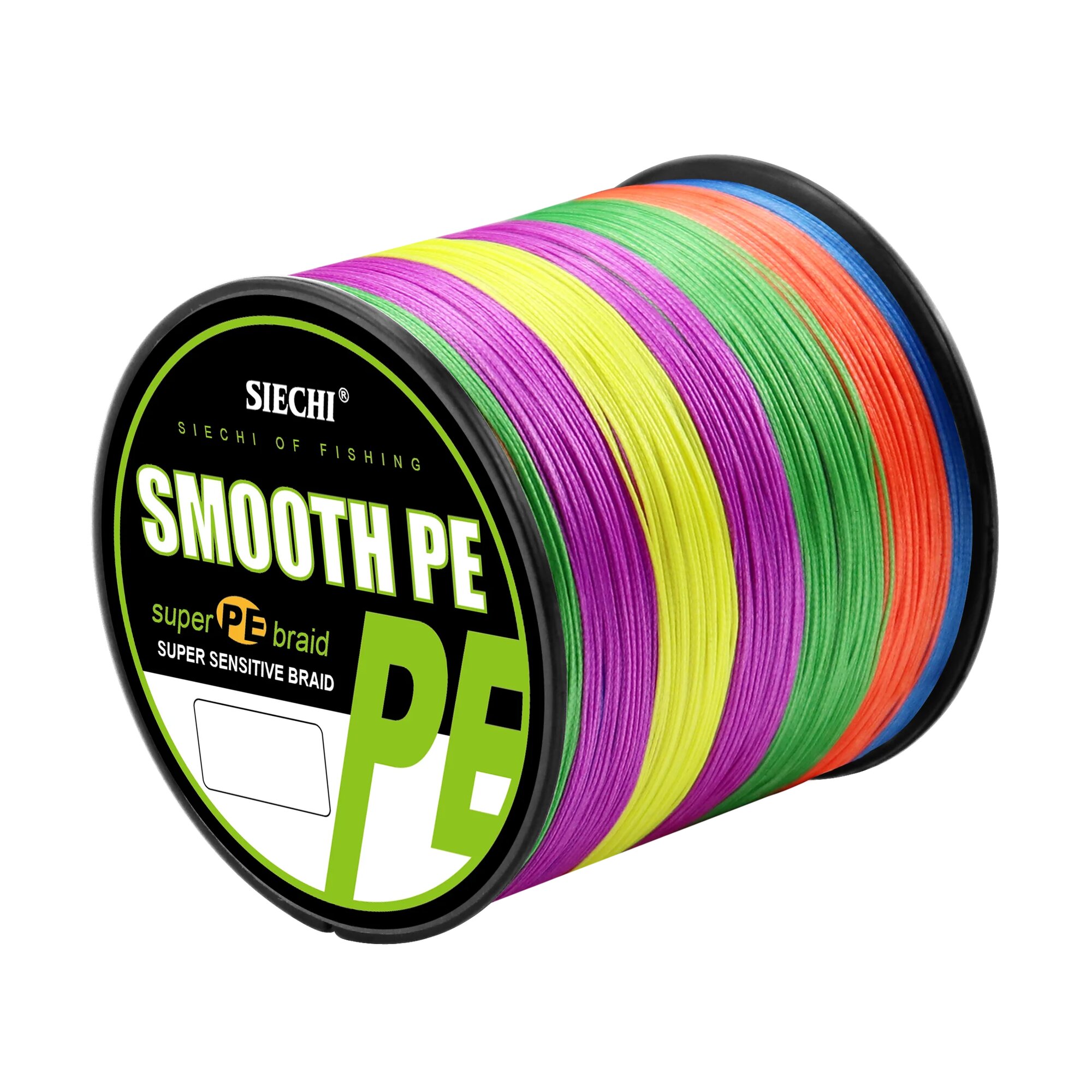 SIECHI Плетеная леска Multicolor, 300м, 4.0, 40LB