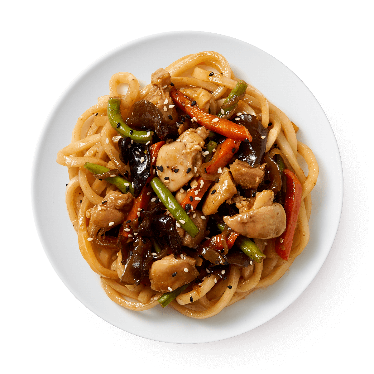 Пад Тай с курицей, лапша, в пластиковом контейнере, 1 упаковка