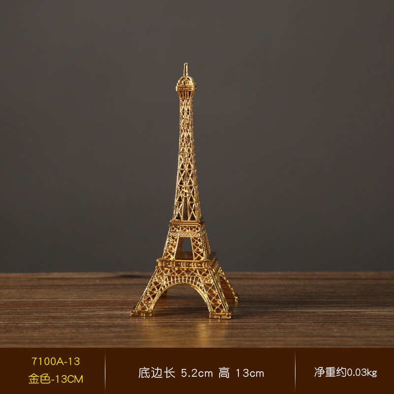 Архитектурная модель Эйфелевой башни в Париже, декоративный элемент для дома, гостиной, тумбы под телевизор, винного шкафа, украшение для рабочего стола, сувенир.