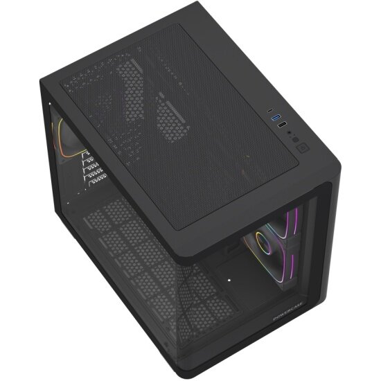 Корпус Powercase Vision Micro M5B, черный — фото 1