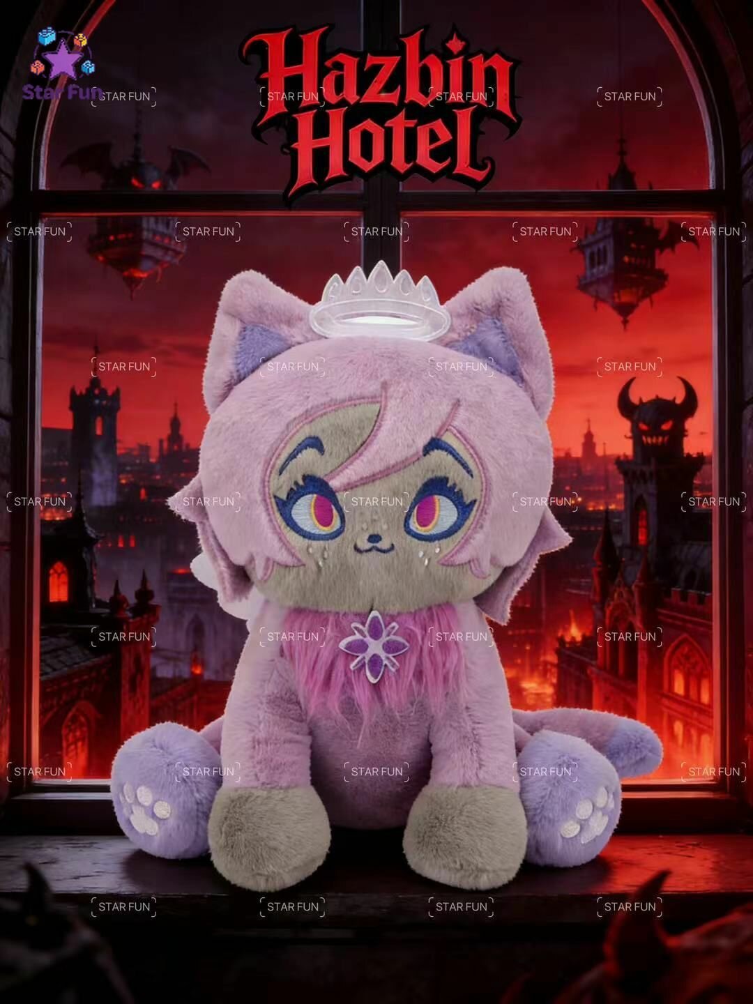 Мягкая Игрушка Отель Хазбин / Hazbin Hotel Emily / Эмили 27cm