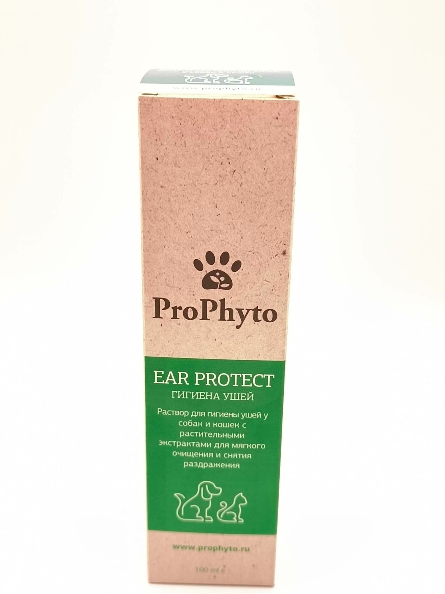 Раствор ПроФито EAR PROTECT д/чистки ушей собак и кошек с противовоспалительными свойствами, 100 мл