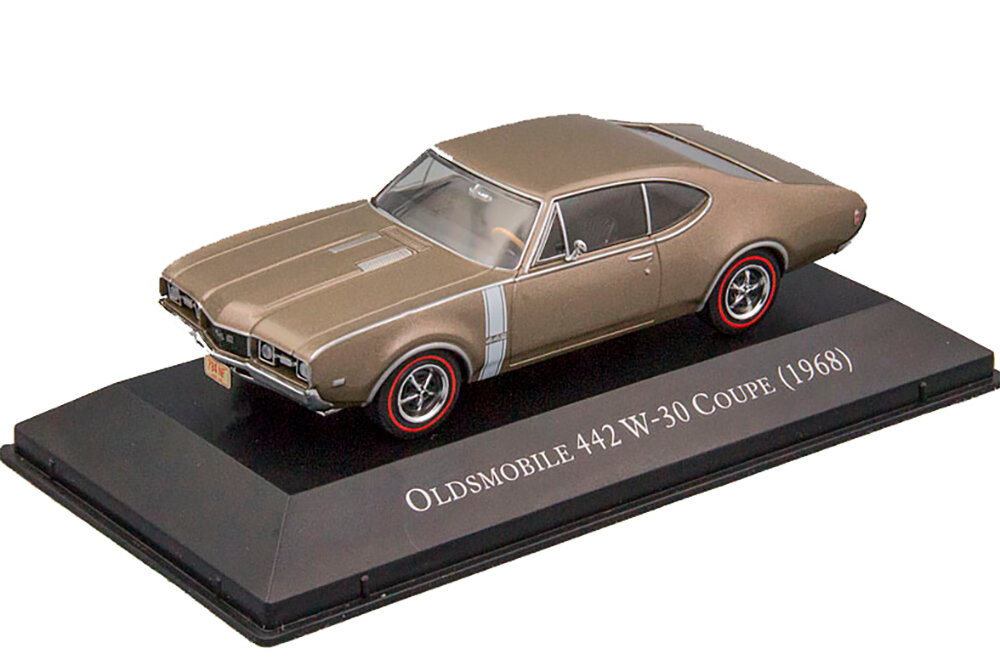 Модель коллекционная DEAGOSTINI Oldsmobile 442 W-30 1968 brown