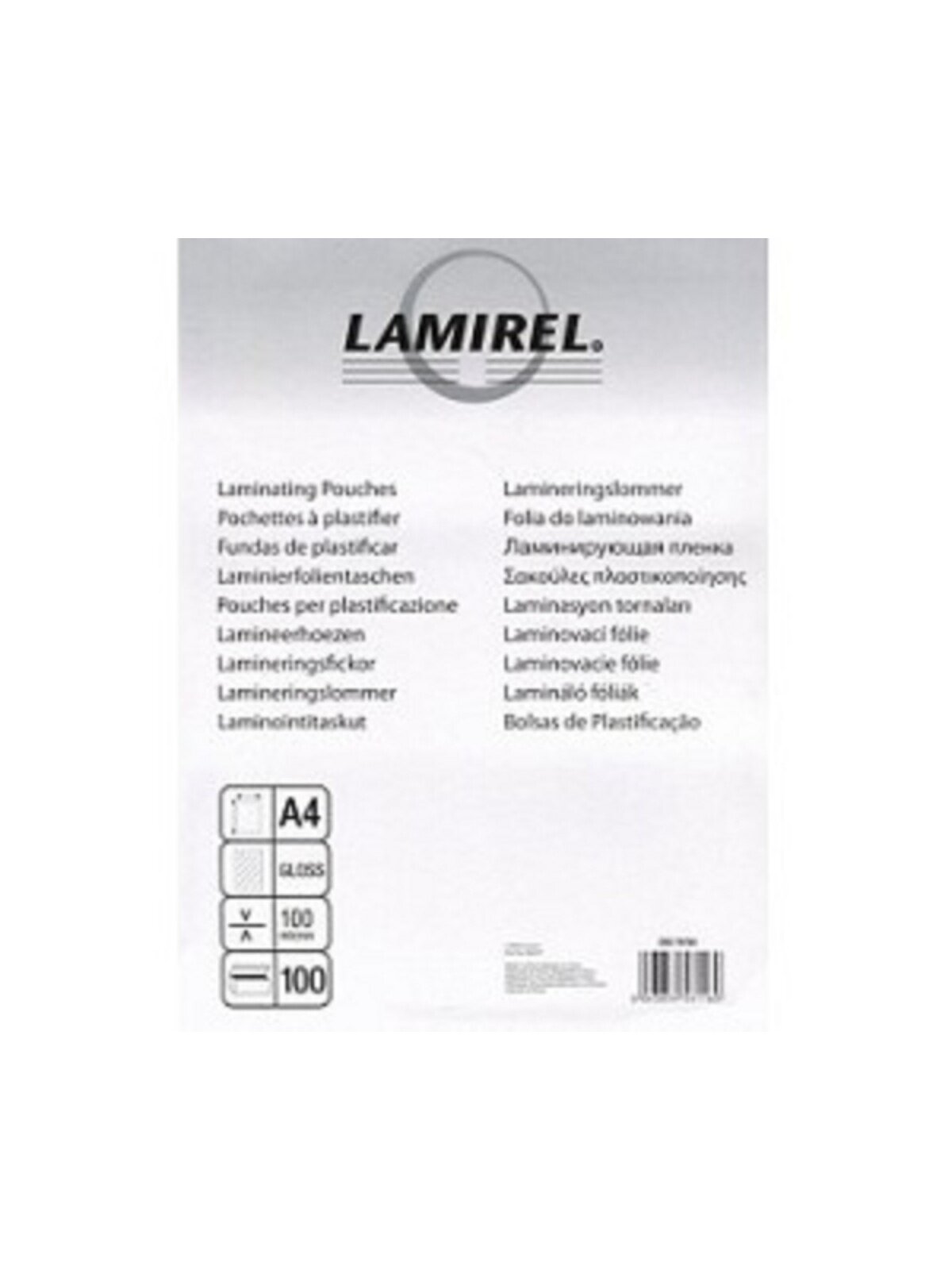 Lamirel Пленка для ламинирования CRC-7865801 (А4, 100мкм, 100 шт.)
