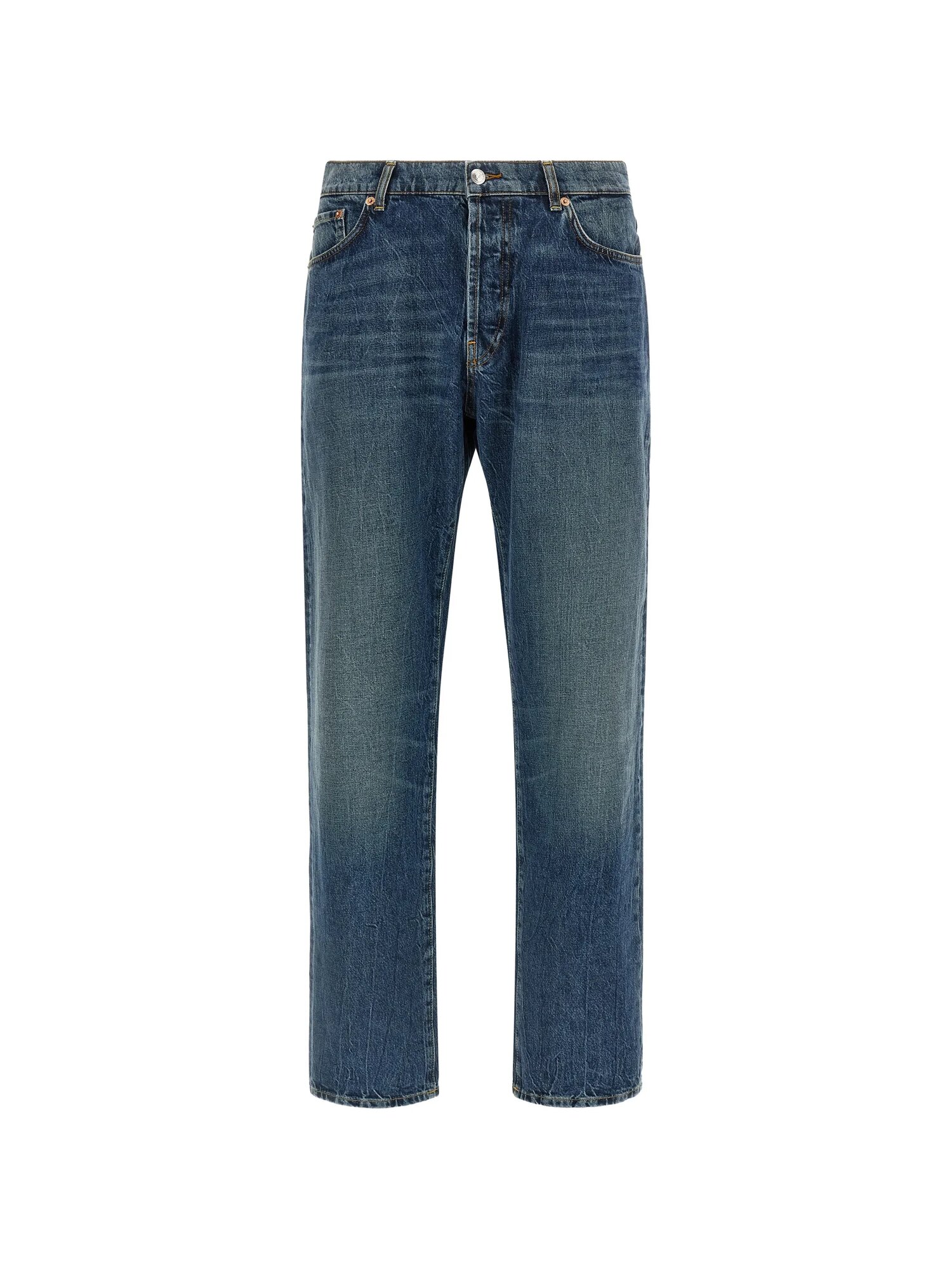 Джинсы Stone-washed straight jeans 