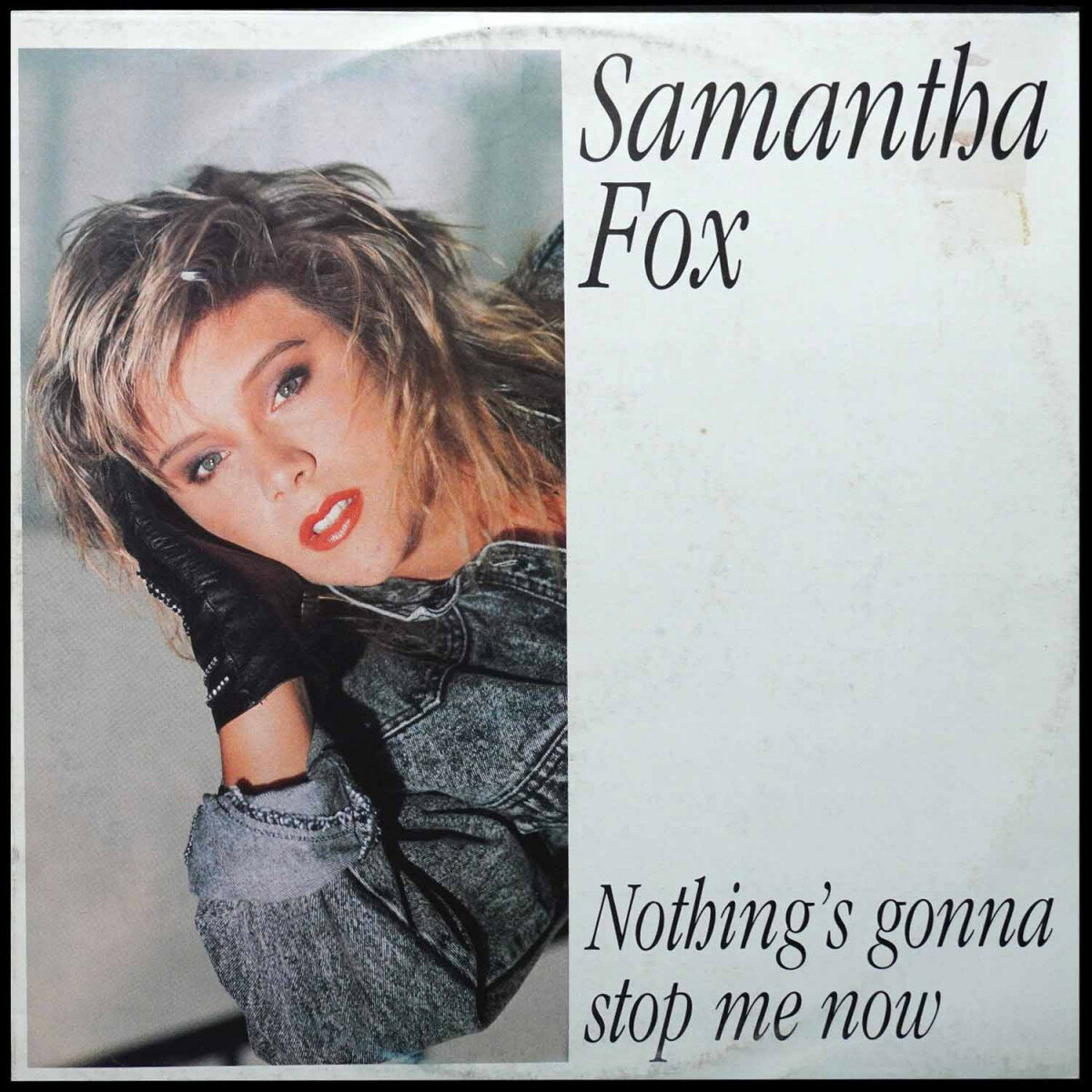 Виниловая пластинка Jive Samantha Fox – Nothing's Gonna Stop Me Now (макси сингл)