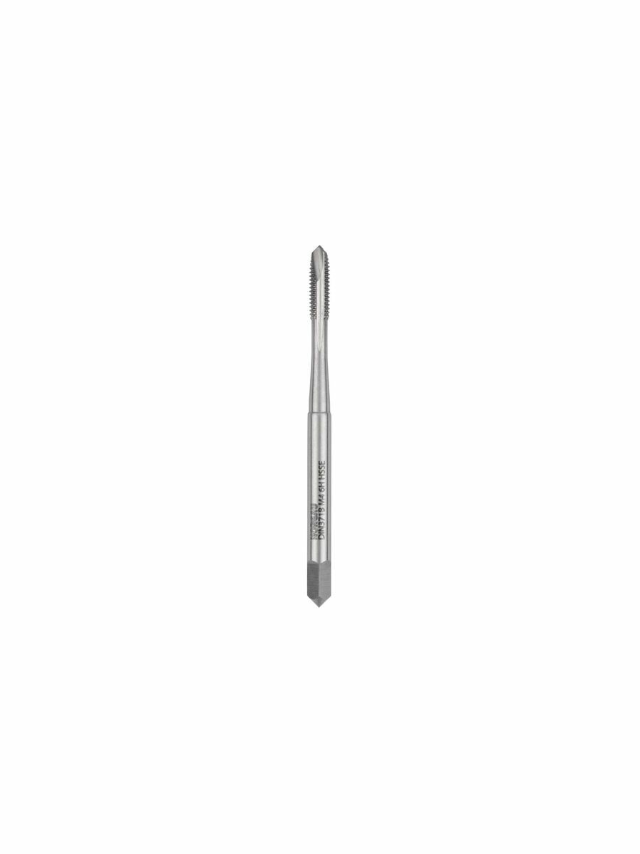 Метчик М4 NORGAU Industrial из быстрорежущей стали HSSE (Co5%) для обработки сквозных отверстий, машинный 6H