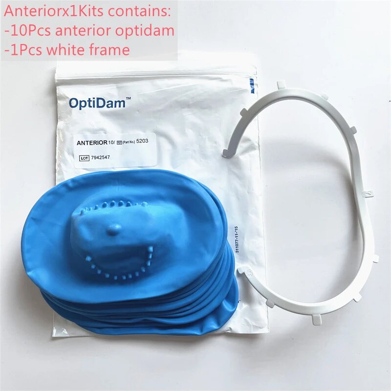 Dental OptiDam 3D Rubber Dam ACMEDENT Anterior x1Set