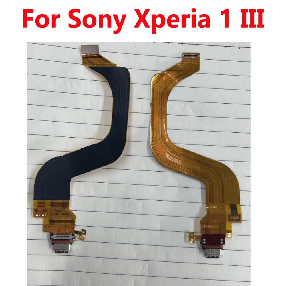 Лучшее оригинальное зарядное устройство с полной микросхемой для Sony Xperia 1 III X1 III, USB-разъем, порт для зарядки, зарядная плата, гибкий кабель, пластина для мобильной доски