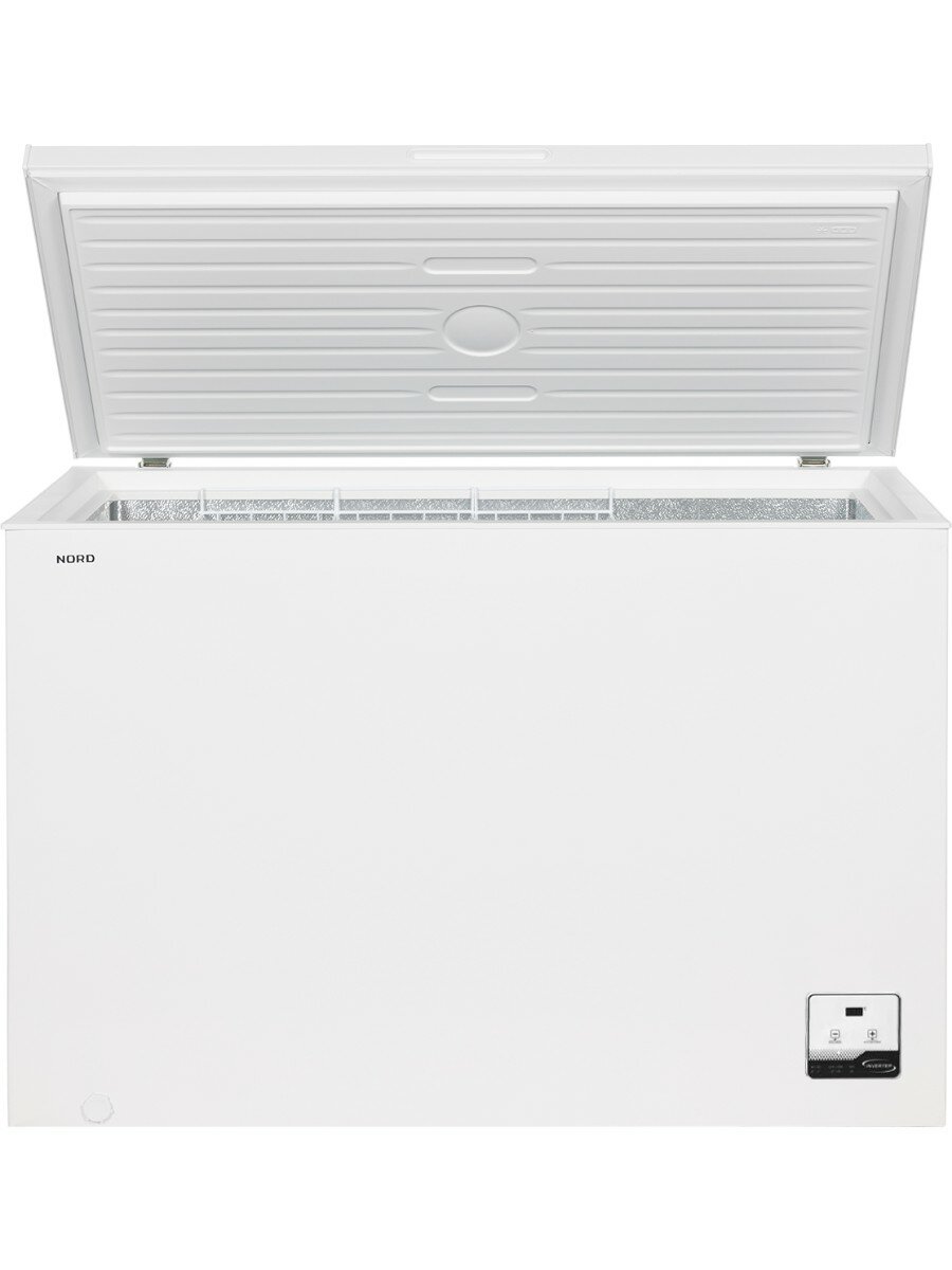 Морозильный ларь NORD i-CN 450 L для дома, объем 420 л, 3 корзины, режим холодильника, белый