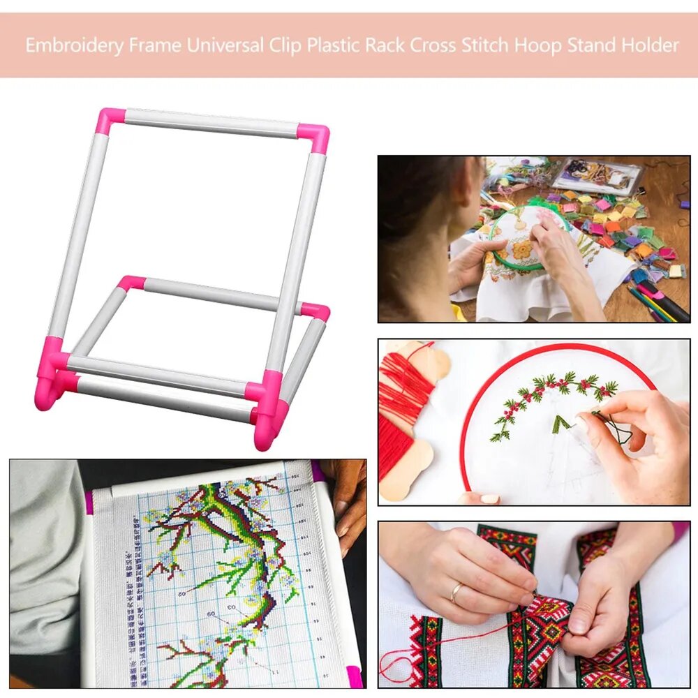 Вышивальный станок с регулируемым углом наклона, 25 см, ПВХ для вышивки