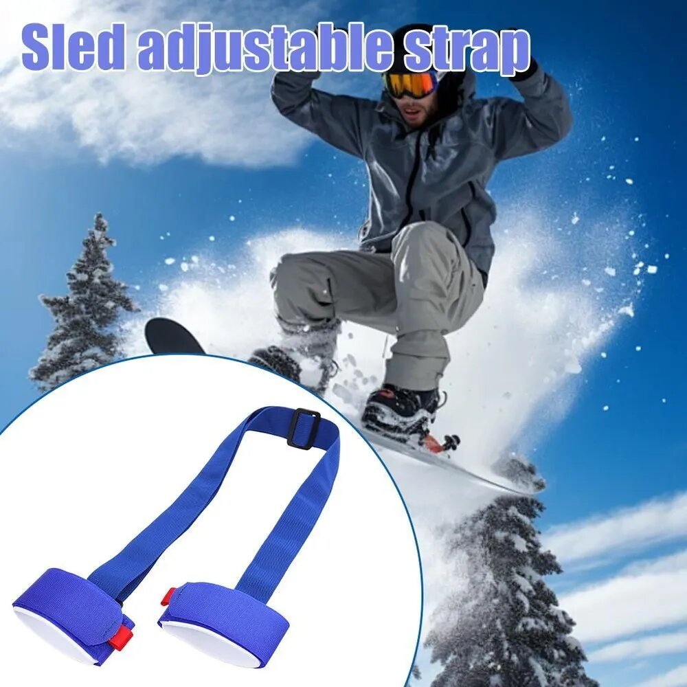 Ремни связка для переноса лыж и палок на липучке