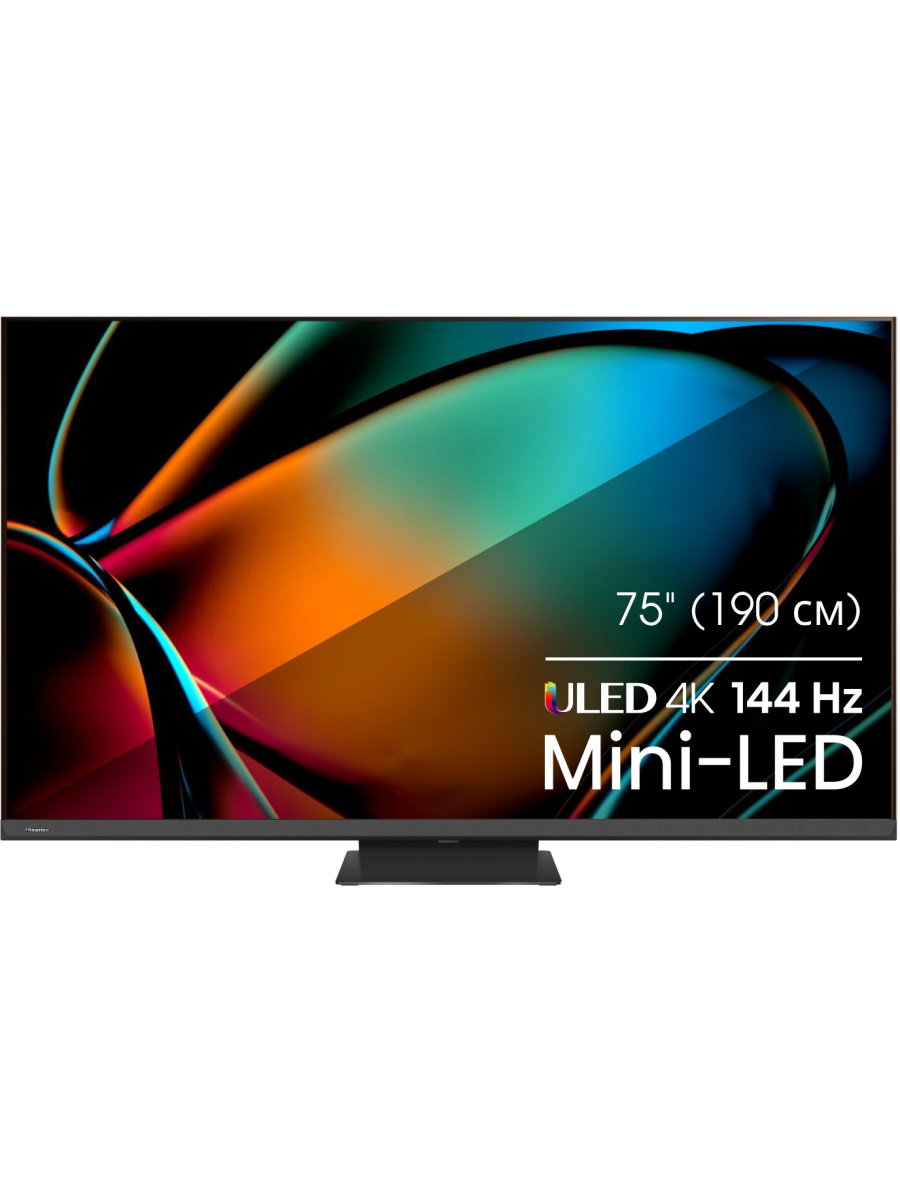 Телевизор Hisense 75U8KQ 75" LED, 4K Ultra HD, т. серый, смарт ТВ, Vidaa