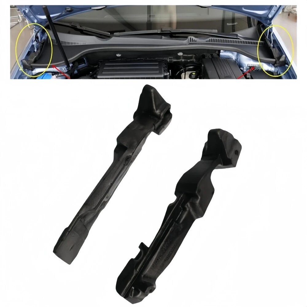 Передний капот двигателя автомобиля, верхнее крыло, изоляционная уплотнительная накладка для VW Golf 6 MK6 R20 2009 2010 2011 2012, аксессуары