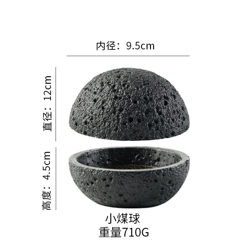 Креативная тарелка для сухого льда для отелей, тарелка для блюд с копчением и жаркой, тарелка из вулканического камня, подача блюд в стиле молекулярной кухни, художественная посуда.