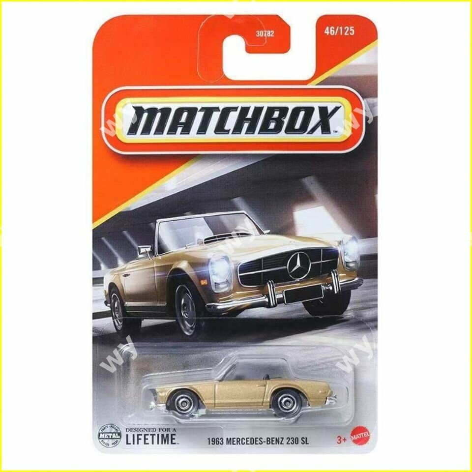 Эксклюзивная модель 1963 MERCEDESBENZ 230 SL, масштаб 1/64 от Matchbox 2025