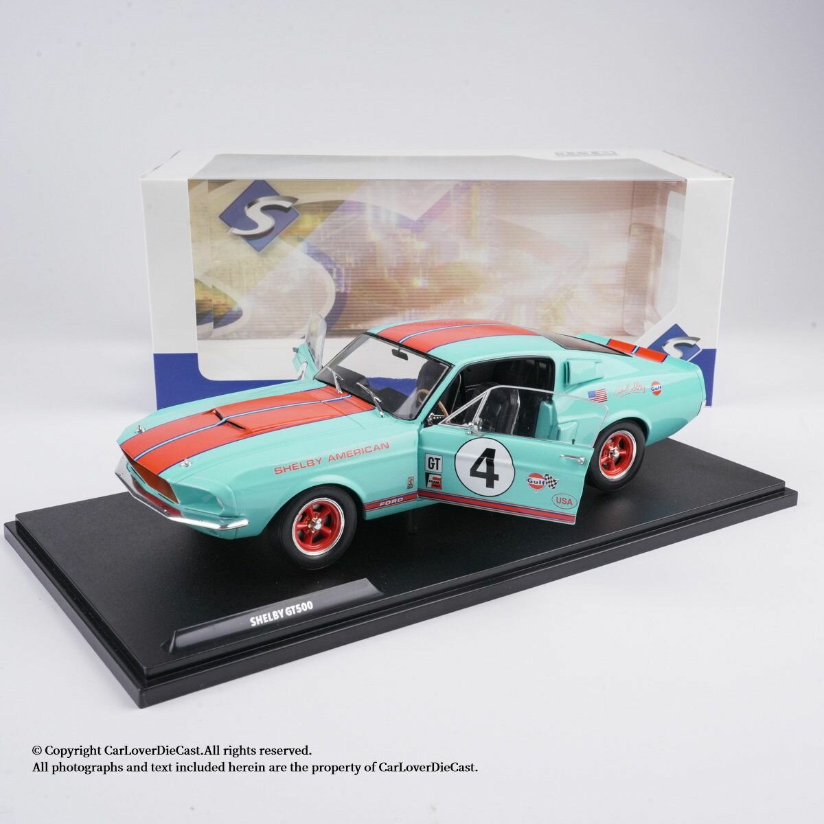 Машинка Solido 1:18 SHELBY GT500 1967 Модель легкосплавного автомобиля