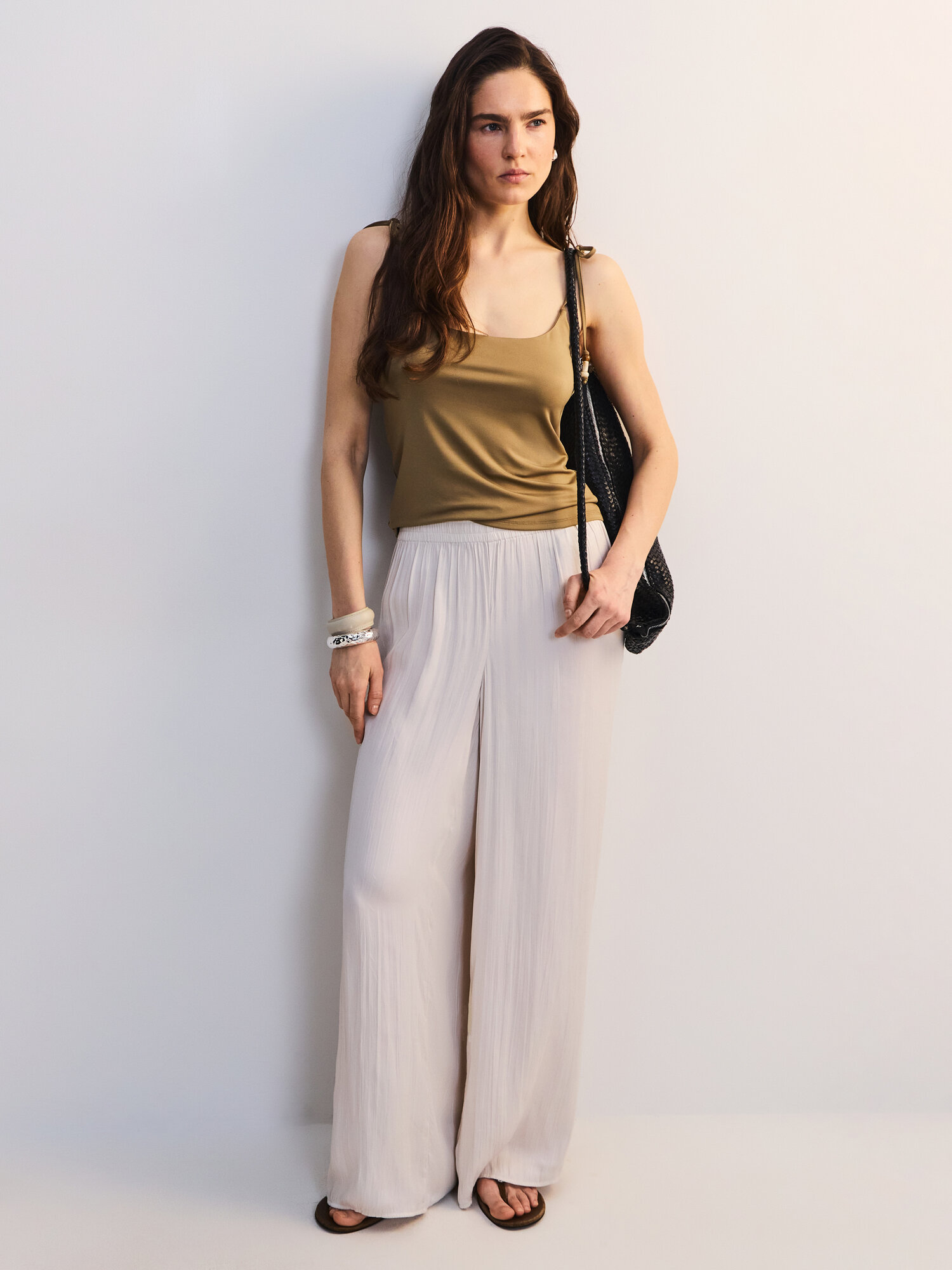 Брюки палаццо