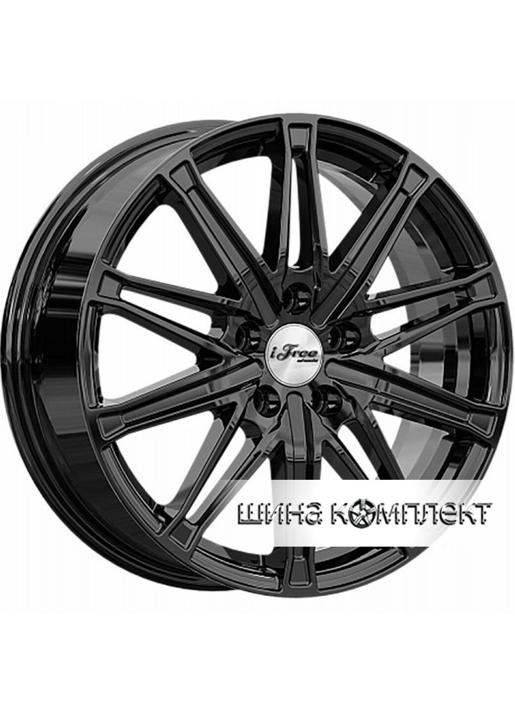 Колесный диск iFree Виар (КС1065) 6,5x17 5x108 ET33 60,1 BK литой для автомобиля