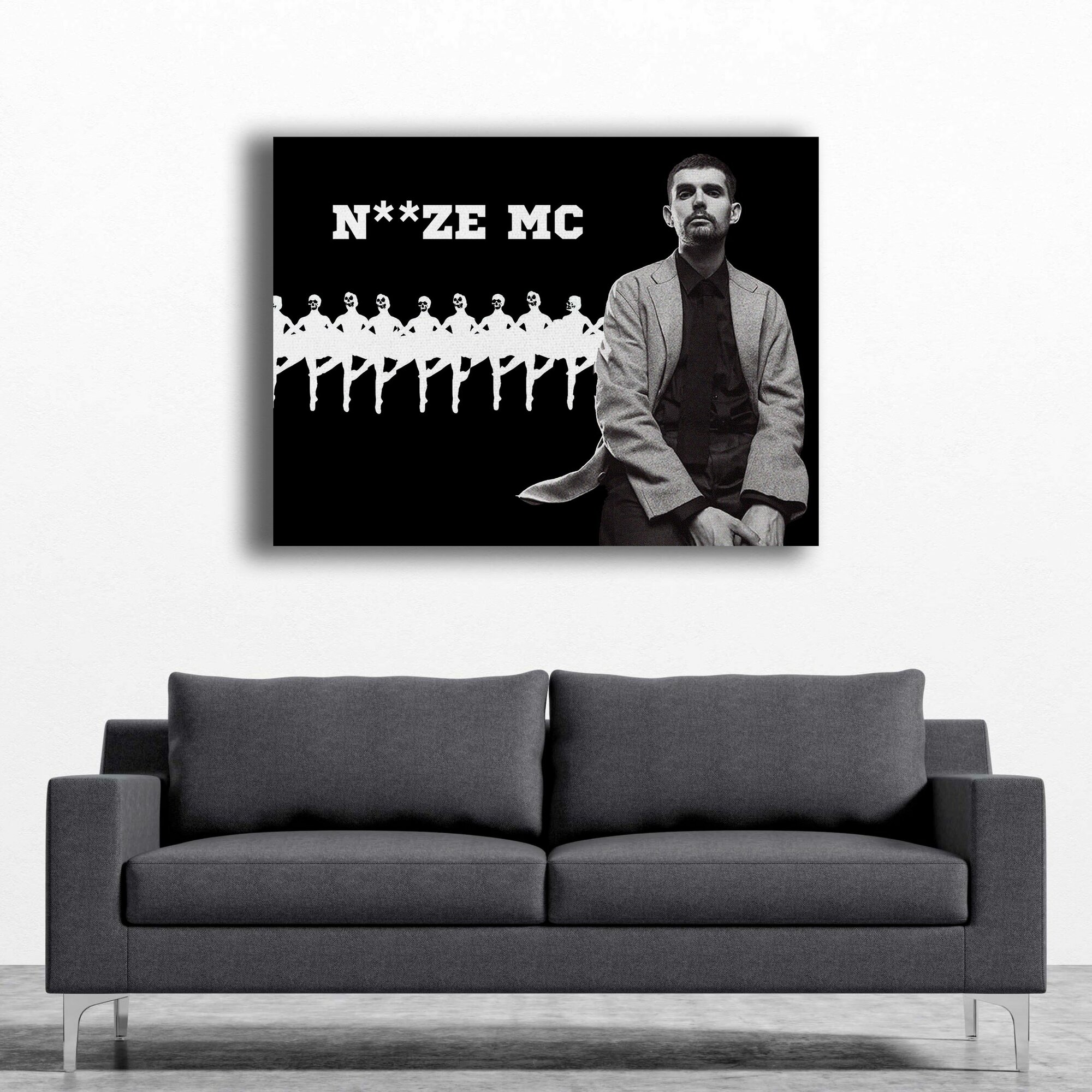 Картина на холсте Noize MC / Нойз мс / 60*80