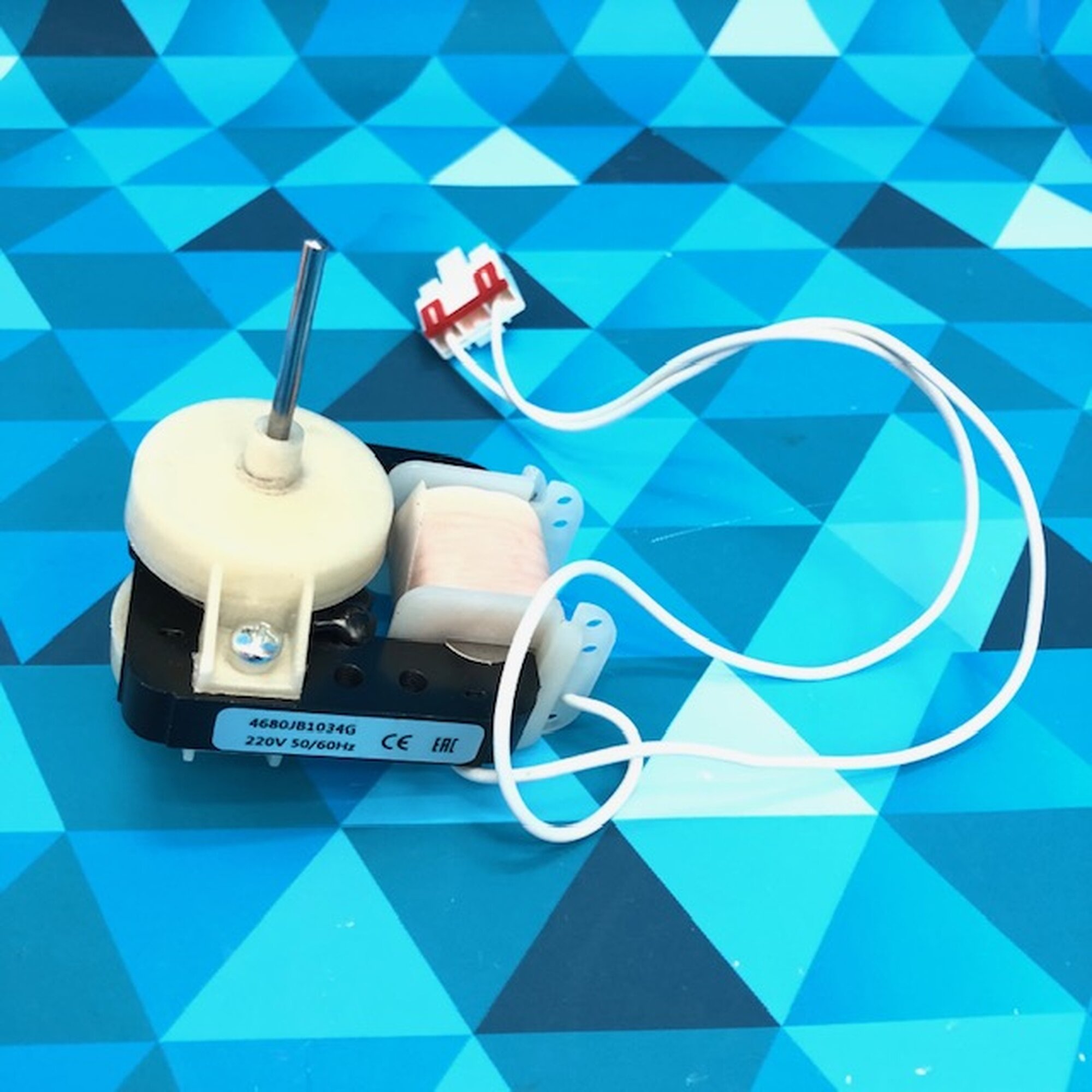 Вентилятор LG 4680JR1034G, для холодильника, 220V, 10W, белый