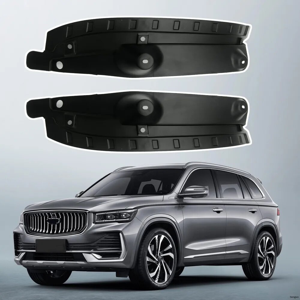 Подкрылки для Geely Xingyue L GRRLY MONJARO, из нейтрального пластика, черные, комплект 2 шт.