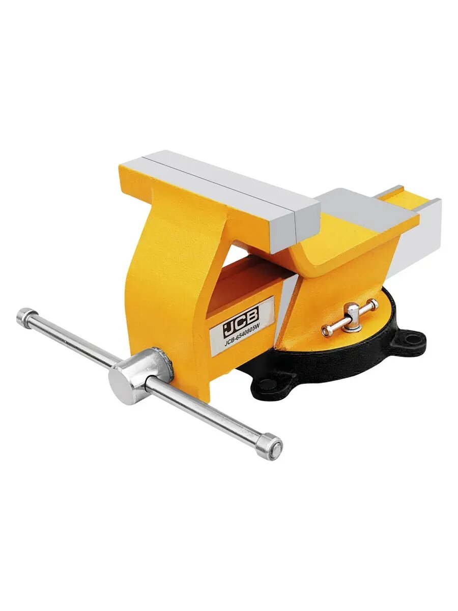 Тиски слесарные 125 мм с наковальней настольные поворотные