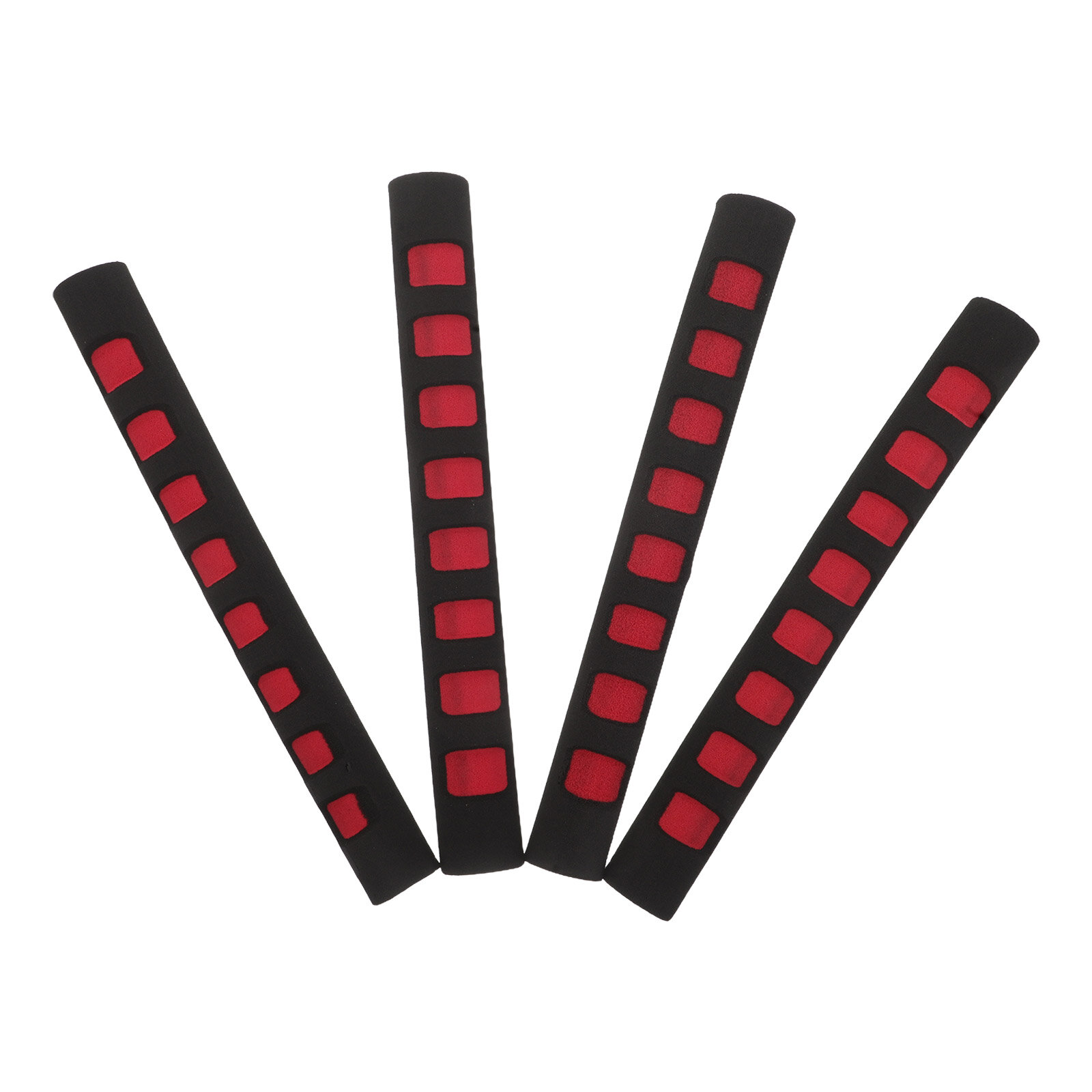 Набор из 4 рукавов из пенной эва для ручек детской коляски, красные, для дома