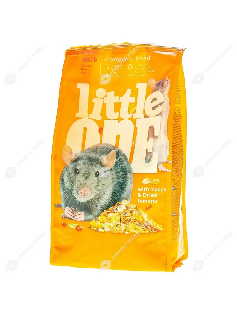 Корм Little One, для всех возрастов, для мышей и крыс, гранулированный, 400г
