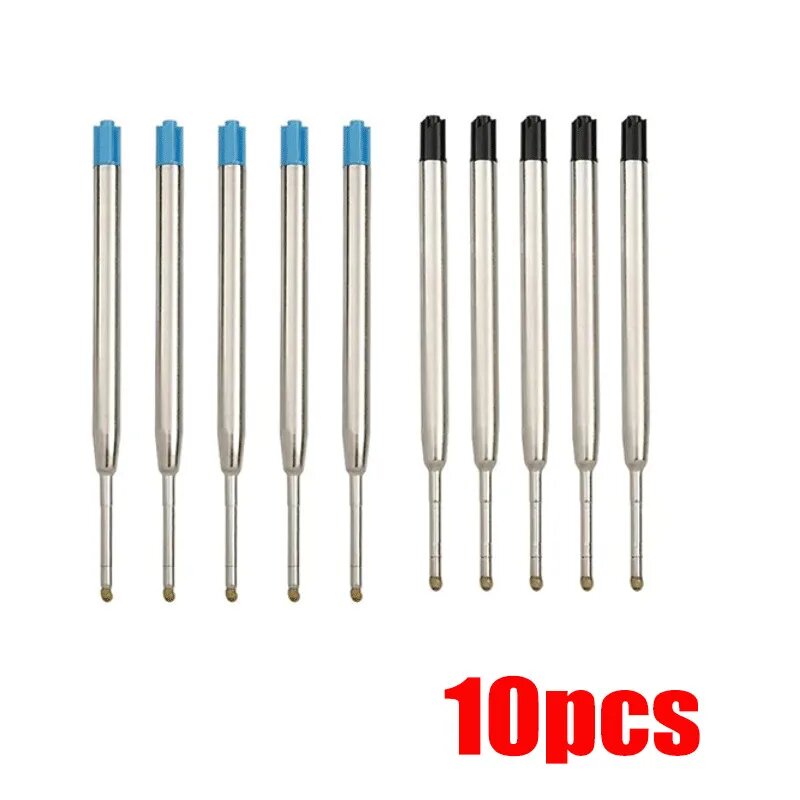 Сменные стержни для ручек, синие/черные чернила, Mix10pcs