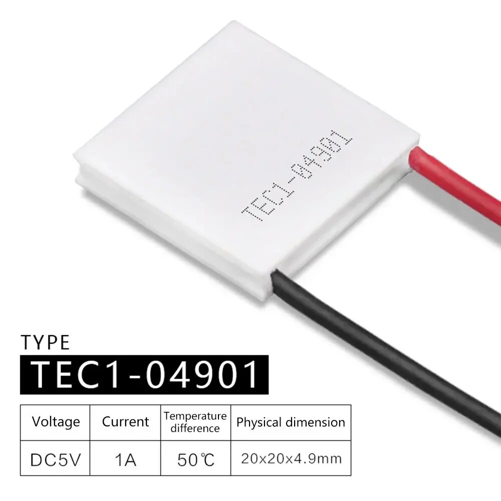 TEC1-04901 Пельтье 5В 20x20 мм