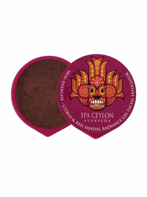 SPA CEYLON Цитрусовый скраб для лица и тела женский "счастливая кожа" , 15 гр