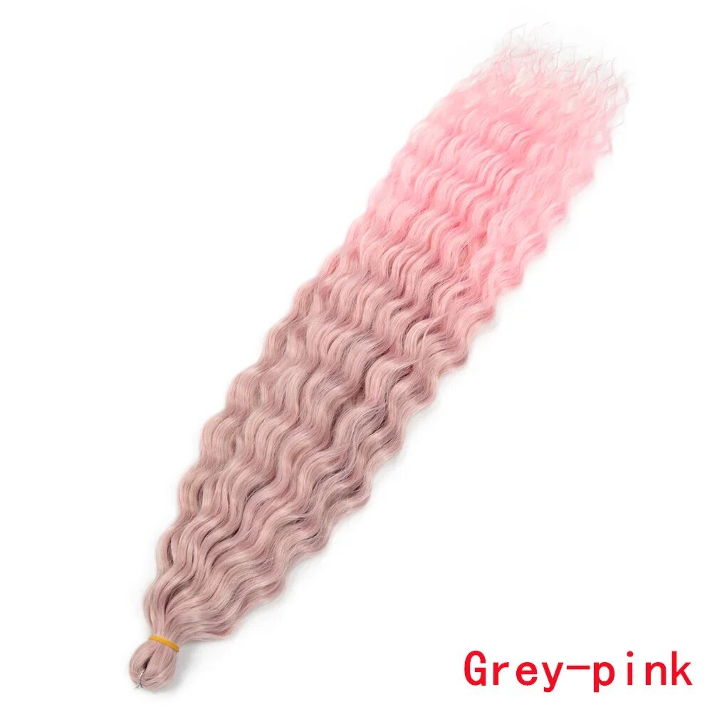 Волнистые косы, grey Pink, синтетика
