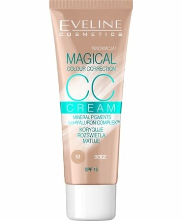CC-средство Eveline Cosmetics Magical Colour Correction, оттенок 53 beige, 30 мл