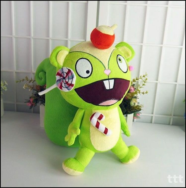 Мягкая Игрушка Happy Tree Friends Nutty , Плюшевая Куклаигрушка, Детский Подарок
