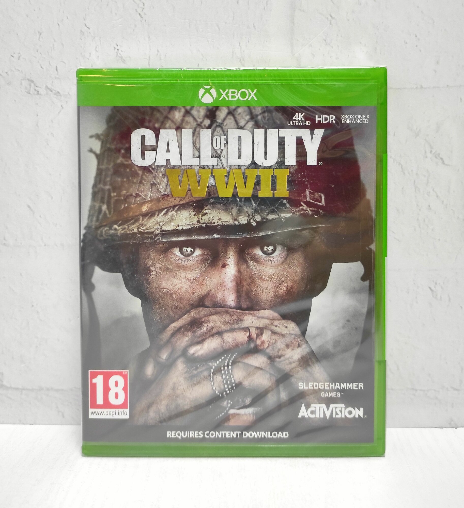 Call of Duty WWII Английский язык Видеоигра на диске Xbox One / Series