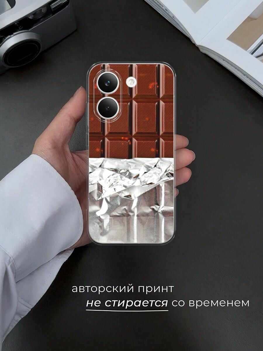 Чехол на Poco X8 Pro / Поко X8 Про с принтом Шоколад в обертке — фото 1