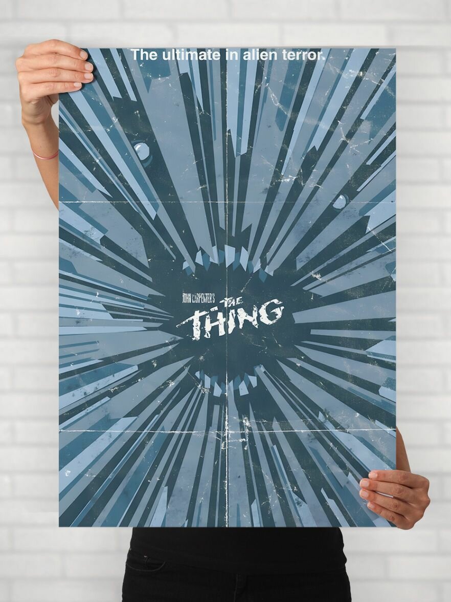 Плакат на стену для интерьера Нечто (The Thing 14) - Постер по фильму, кино, хоррору формата А1 (60x84 см)