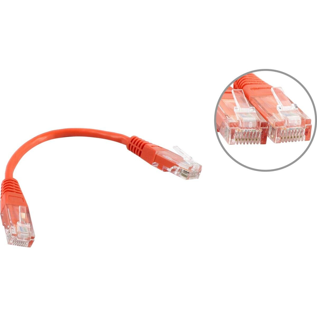 TWT Patch Cord UTP кат.5e, 0.15м, оранжевый