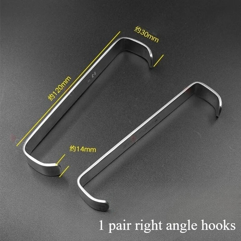 Угловые ретракторы для зубов, 1 пара, Цвет: 1 pair retractors