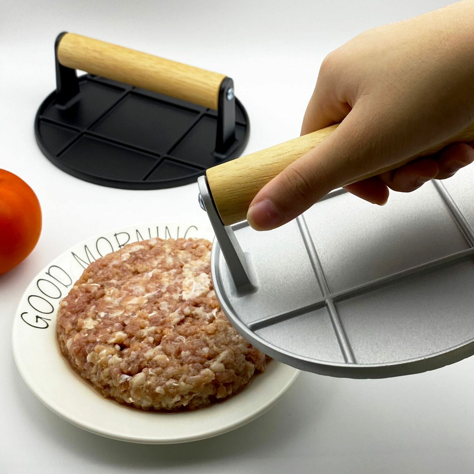 Горячая продажа кухонного гаджета Amazon: пресс для мяса для гамбургеров, круглая доска для пресса мяса, горячая продажа доски для пресса мяса