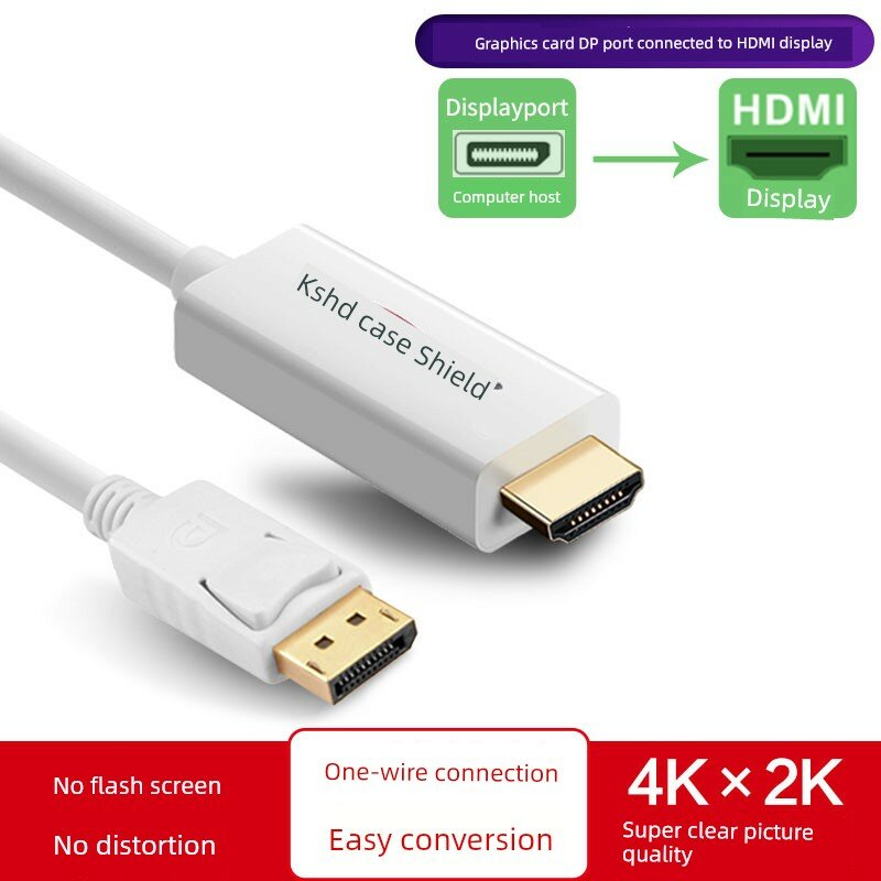 Кабель-адаптер Yuezhixin DP-HDMI, соединительный кабель для подключения к компьютеру, монитору, высококачественный