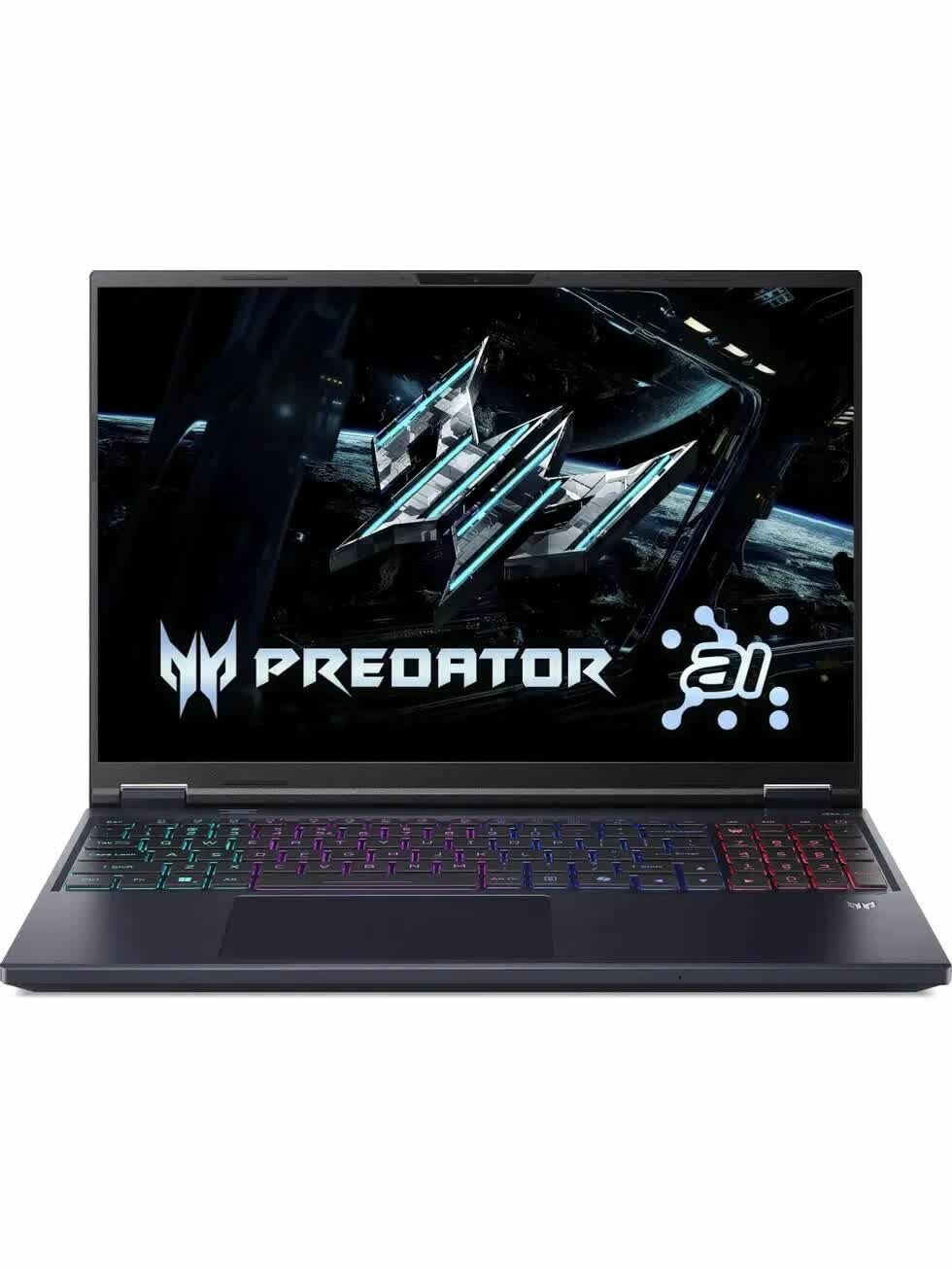 Игровой ноутбук AACER PREDATOR HELIOS NEO 16AI 16"WQXGA; IPS;240HZ/U9-275HX/16GB/SSD 1TB/RTX5070 8GB/Win11pro/серый