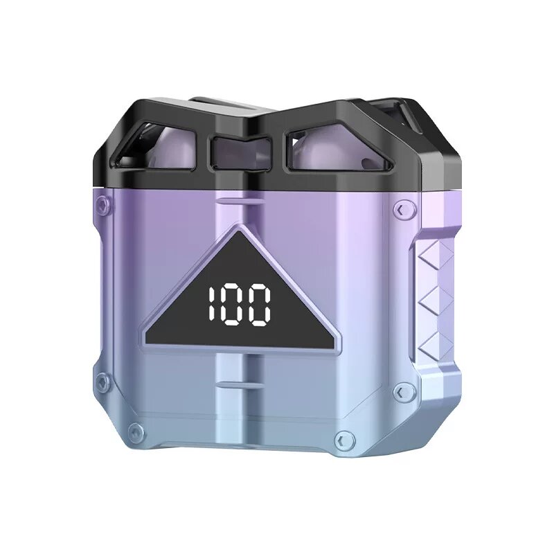 Беспроводные игровые наушники JX30 TWS для спорта и игр, фиолетовый цвет