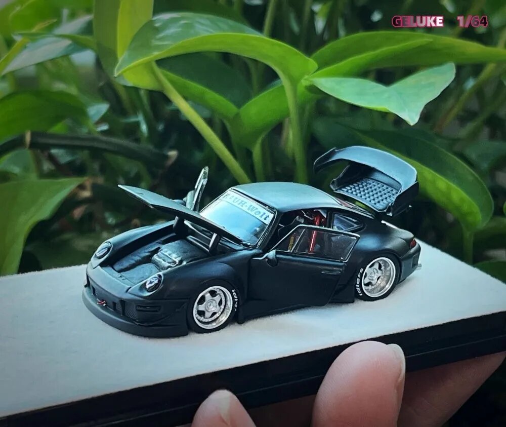 PGM Porsche RWB993 1:64 Литая Модель / Коллекционный Автомобиль / Подарок Мальчикам