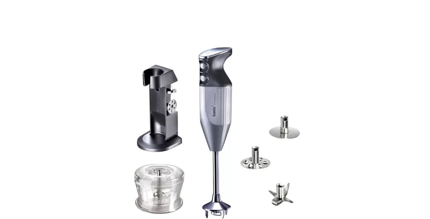 Блендер Bamix M200 DeLuxe silver