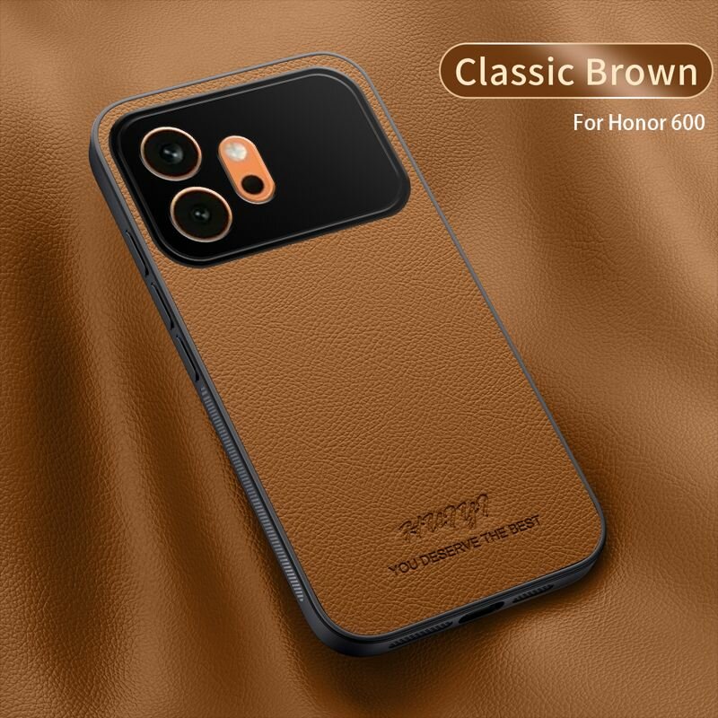 Чехол для Honor 600 / Хонор 600 Высококачественная кожа антиударный чехол