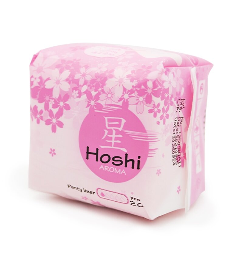 Прокладки ежедневные HOSHI Panty Liner Aroma 150мм, 20шт